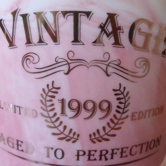 Luspan | Dining | Birthday Mug Luster Marble Pink And Gold Hg878 | Poshmark